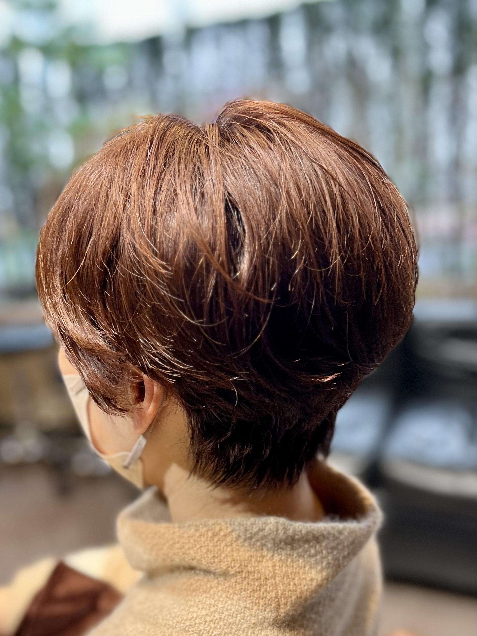 ゆるめパーマのショートヘア | たまプラーザの美容院・美容室 Din kant【ディンカント】