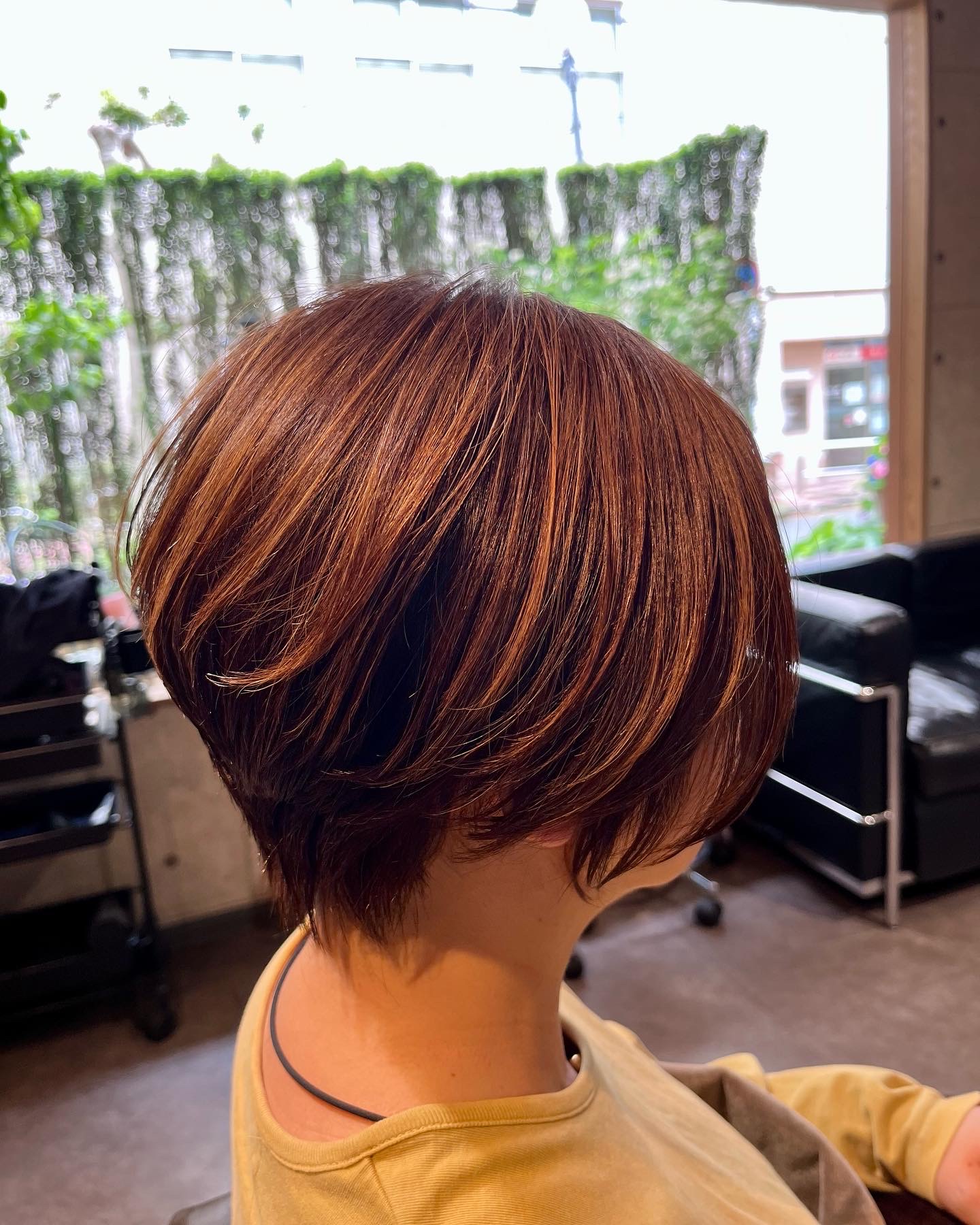 ハイライトとカットで魅せるショート | たまプラーザの美容院・美容室 Din kant【ディンカント】